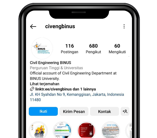 Civil Engineering BINUS University – Civil Engineering Department BINUS ...