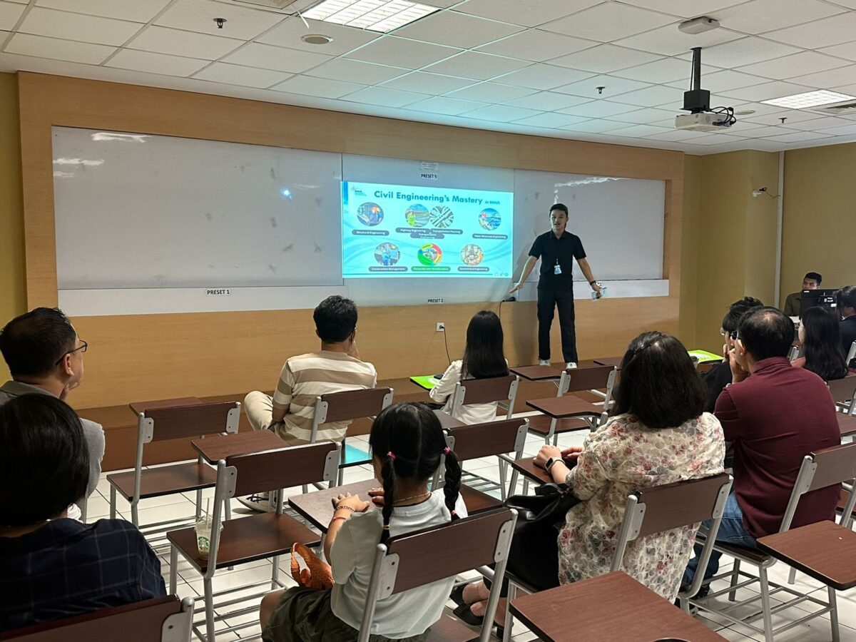 Trial Class and Open House at Bina Nusantara University – Civil ...